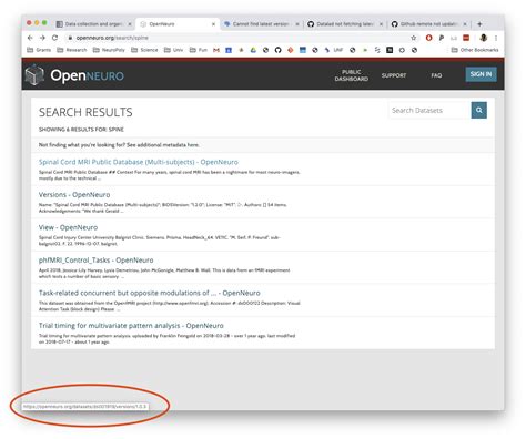 Datalad Not Fetching Latest Dataset Version Issue OpenNeuroOrg Openneuro GitHub