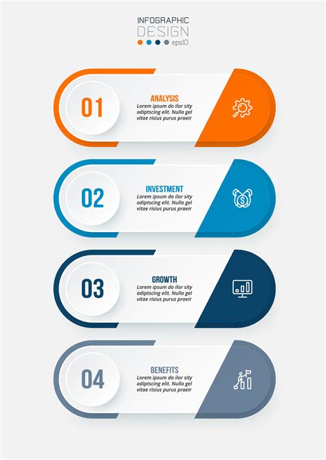 Infographic Template Business Concept With Workflow Vector Art At Vecteezy