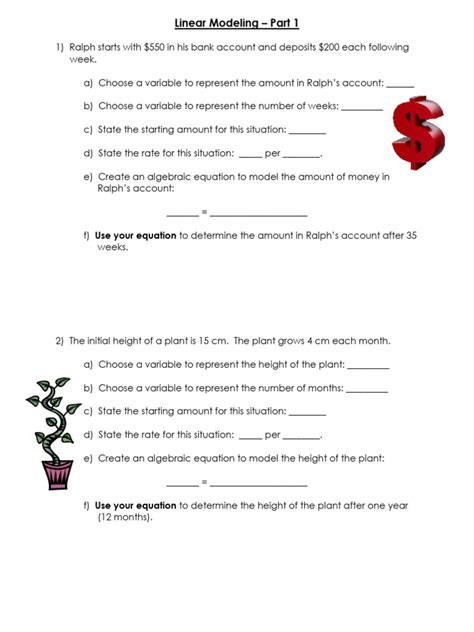 04 Linear Modeling Part One Pdf