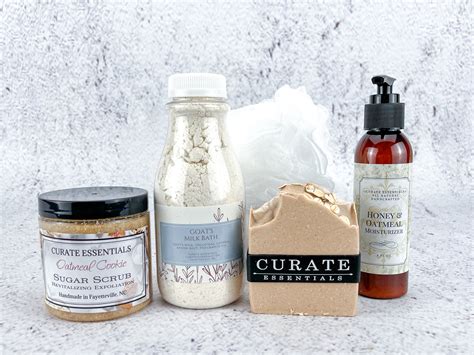 Honey Oatmeal Self Care Bundle Curate Essentials