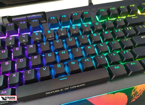 Asus Rog Strix Flare Ii Animate Review A Feature Rich Mechanical Keyboard