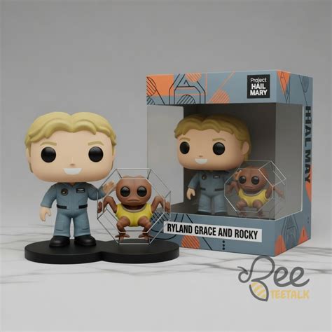 Funko Pop Styled Ryland Grace And Rocky Project Hail Mary Space Suit 3d