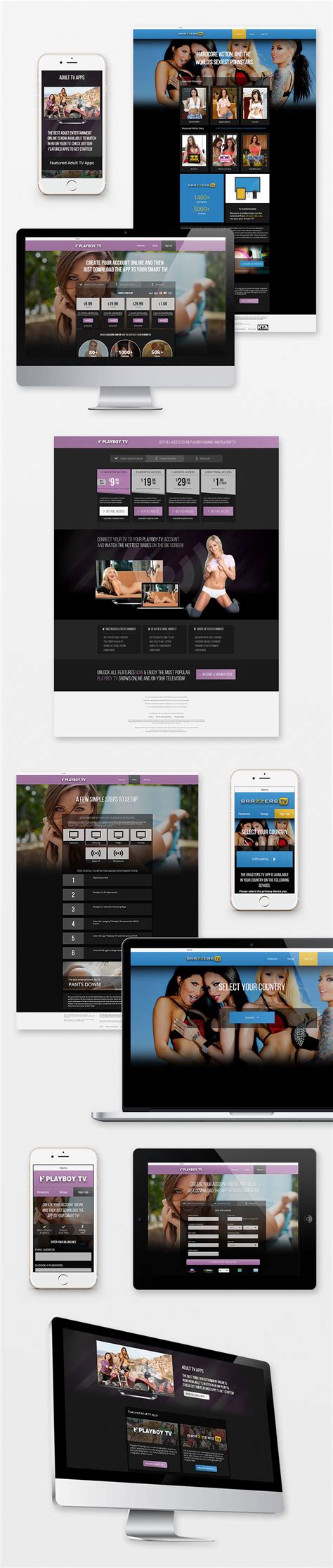 Adult TV Apps On Behance