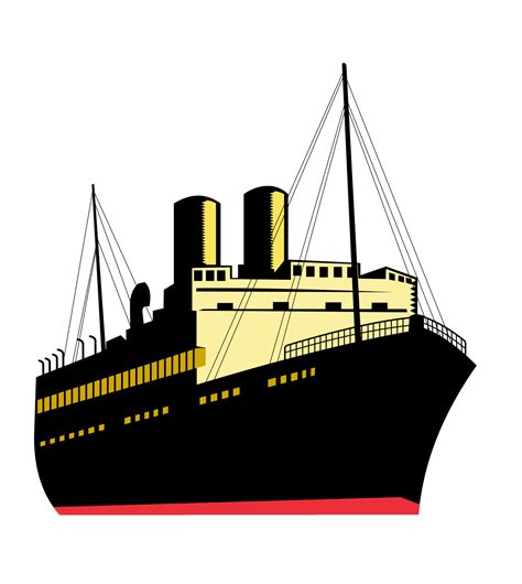 Vintage Cargo Ship Front View Isolated Retro Woodcut Style 13992653 Vector Art At Vecteezy