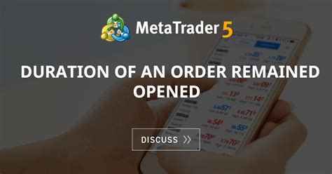 Duration Of An Order Remained Opened Trend Analysis Mql4 And Metatrader 4 Mql4 Programming