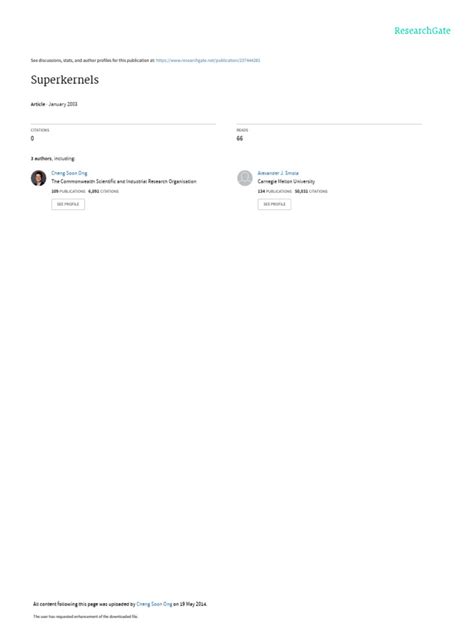 Superkernels Pdf Support Vector Machine Hilbert Space