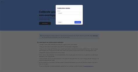 Non Overlapping Camera Calibration Deepen Ai Enterprise