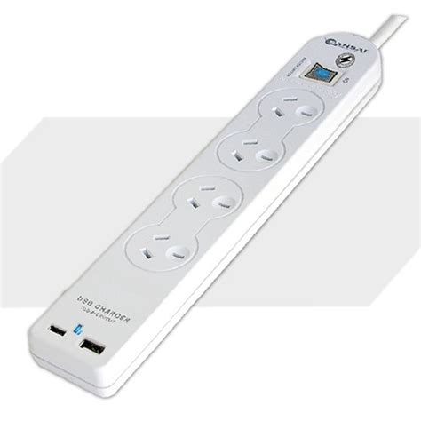 4 Outlet Usb Power Board With Usb A And Usb C Charging Ports