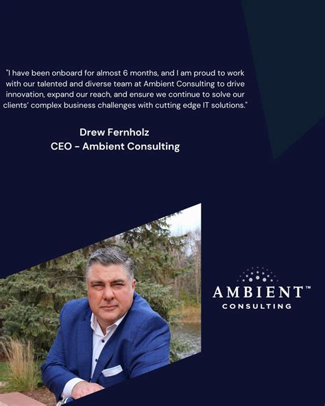Ambient Consulting On Linkedin Ambientconsulting Itconsulting Business Businessdevelopment