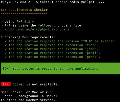 Getting Docker Is Not Available Error Issue Tighten Takeout GitHub