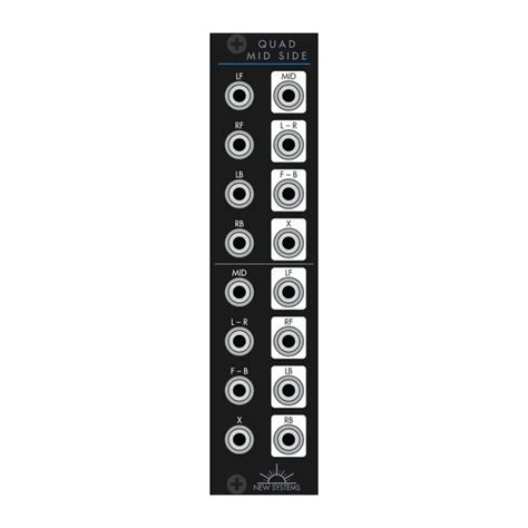 New Systems Instruments Quad Mid Side Quadraphonic Processor