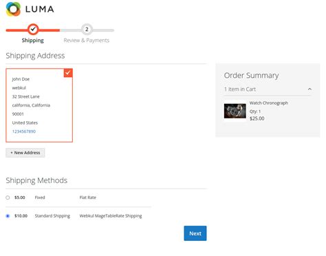 Guide For Magento 2 Multi Shipping Method With Price And Zip Range