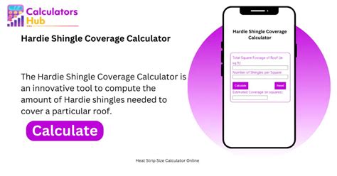 Hardie Shingle Coverage Calculator Online