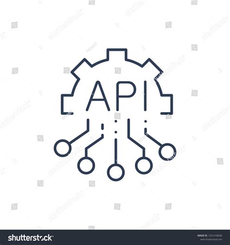 Api Application Programming Interface Software Integration Stock Vector