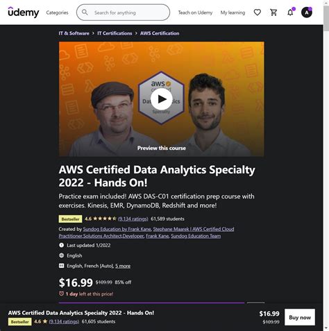 AWS Data Analytics Specialty Certification Exam Tips