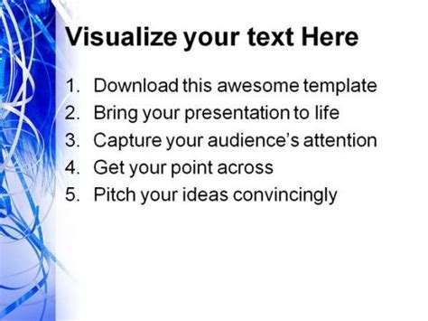 Blue Feathers Background Abstract Powerpoint Templates And Powerpoint Backgrounds 0611