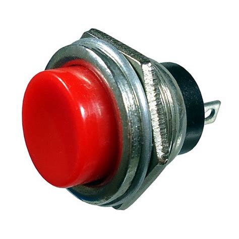 Botao Push Button Vermelho 3a 125w Na Dni2191 Dni