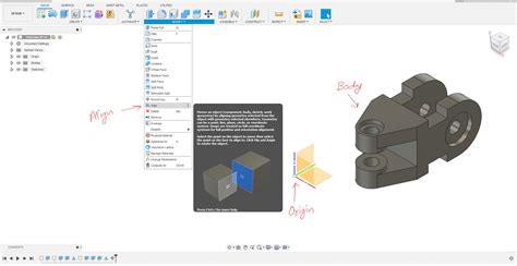 How Do You Move An Object To The Origin In Fusion 360 Cad Design Community 3diest