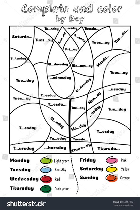 Color Days Of The Week