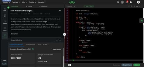 Codingchallenge Dsa Java Geeksforgeeks Problemsolving