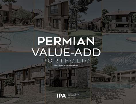 Ipa Texas On Linkedin The Permian Value Add Portfolio Landing Page