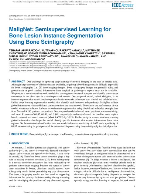 Pdf Malignet Semisupervised Learning For Bone Lesion Instance Segmentation Using Bone
