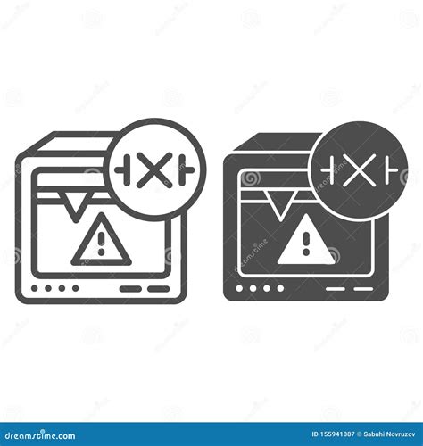 Warning Printer Power Socket Warning Labels Cartoon Vector