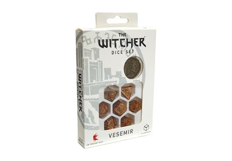 The Witcher Vesemir The Wise Witcher Dice Set Diceroll Uk