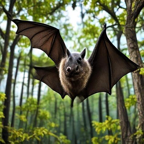 A Bat With A Face That Says Bat On It Premium Ai Generated Image