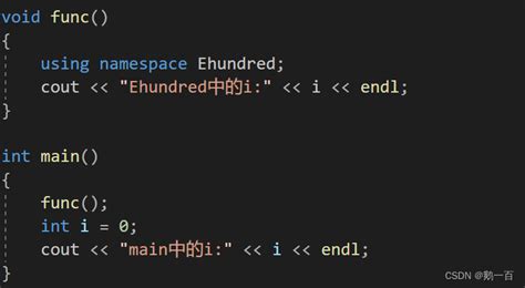 C入门——命名空间命名空间可以重复吗 Csdn博客
