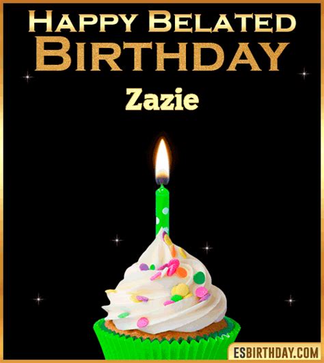Happy Birthday Zazie  🎂 Images Animated Wishes【28 S】