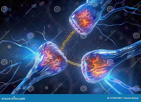 Synaptic Transmission Nerve Synapse Delving Into The Dynamic Process