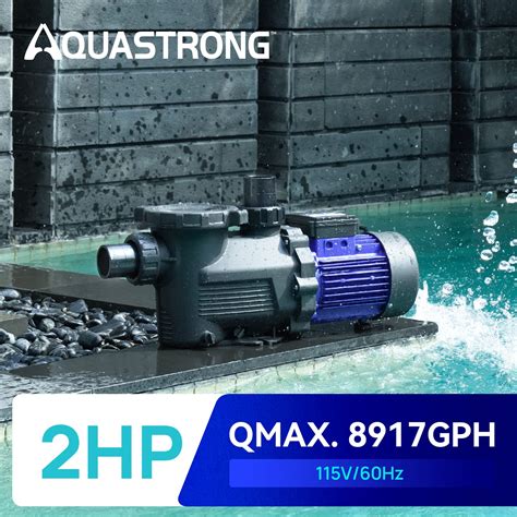 Aquastrong 2 Hp In Above Ground Single Speed Pool Pump