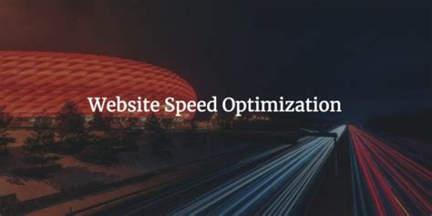 Page Load Speed Optimization Webdesy