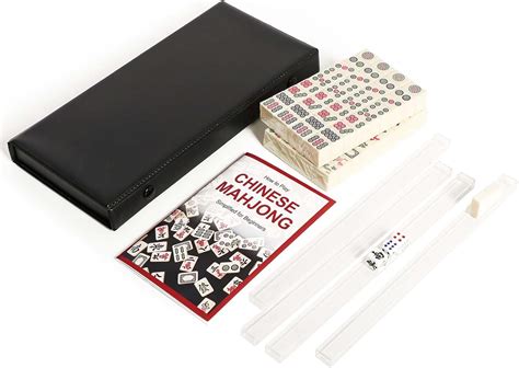 Gustaria Mini Mahjong Set Chinese Mahjong Tiles Set With