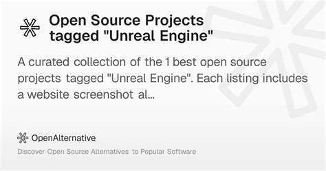 Open Source Projects Tagged Unreal Engine
