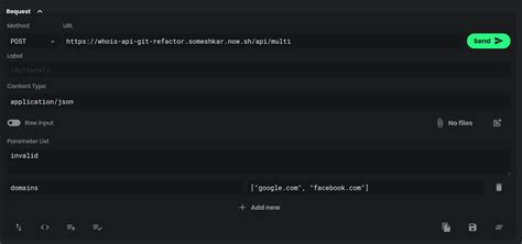 Handle Json Parameter List Validation · Issue 891 · Hoppscotchhoppscotch · Github