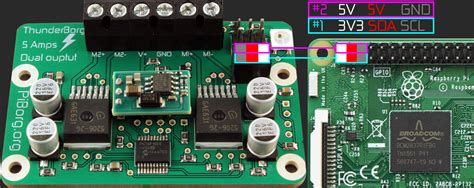 Thunderborg Powerful Motor Controller Mounted To Your Raspberry Pi Piborg