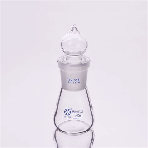 Conical Flask With Standard Ground In Glass Stoppe Vicedeal