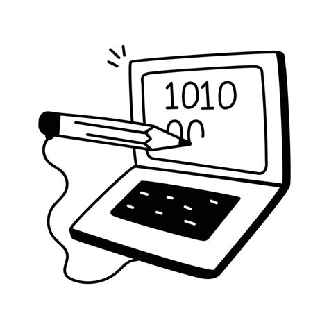 Icon Of Writing And Editing Code On A Digital Platform 55012197 Vector