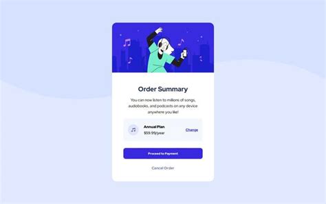 Frontend Mentor Order Summary Component Coding Challenge Solution