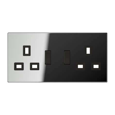 Centre Plate For Socket Insert Bs 2172 Eins And Bs 3172 Eins Chrome