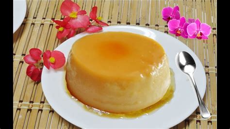 Easy Homemade Caramel Custard Or Cream Custard Fast Flan Video Recipe By Bhavna Youtube