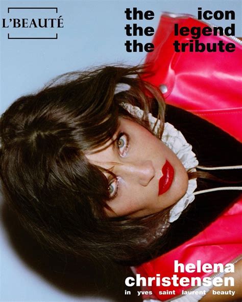 Helena Christensen LbeautÉ Magazine 2021 Cover Photoshoot