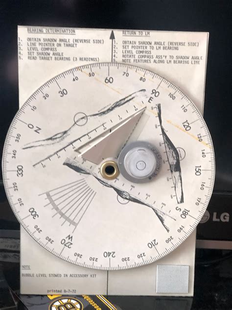 Compass Use During Apollo Surface Ops Collectspace Messages