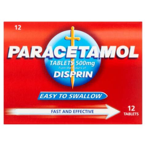 Disprin Paracetamol Tablets 12 Piece Storefront En