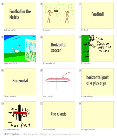 Football In The Matrix Drawception