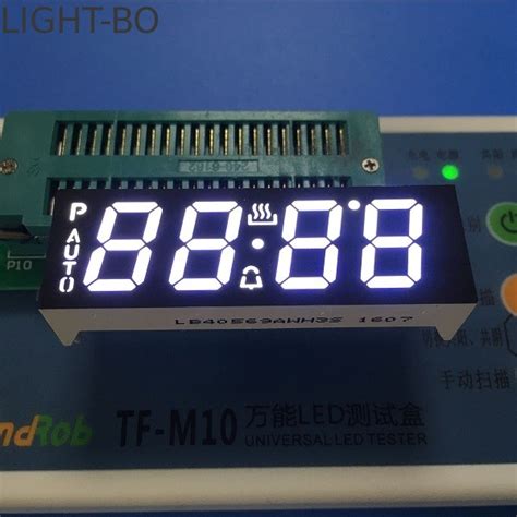 ultra white custom led display 4 digit seven segment display common anode for oven timer