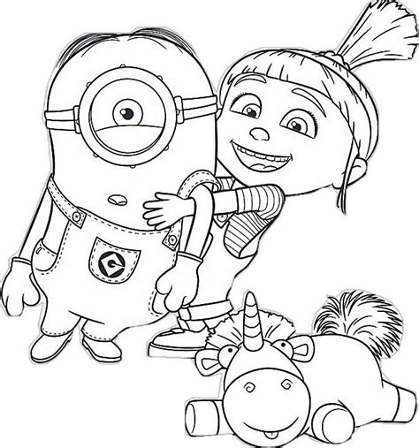 Coloring Pages Of Agnes From Despicable Me