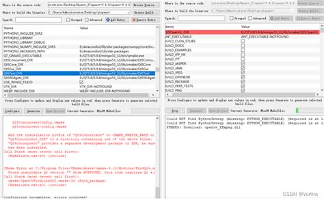 Cmakeerror In Configuration Processproject Files May Be Invalidqt编译